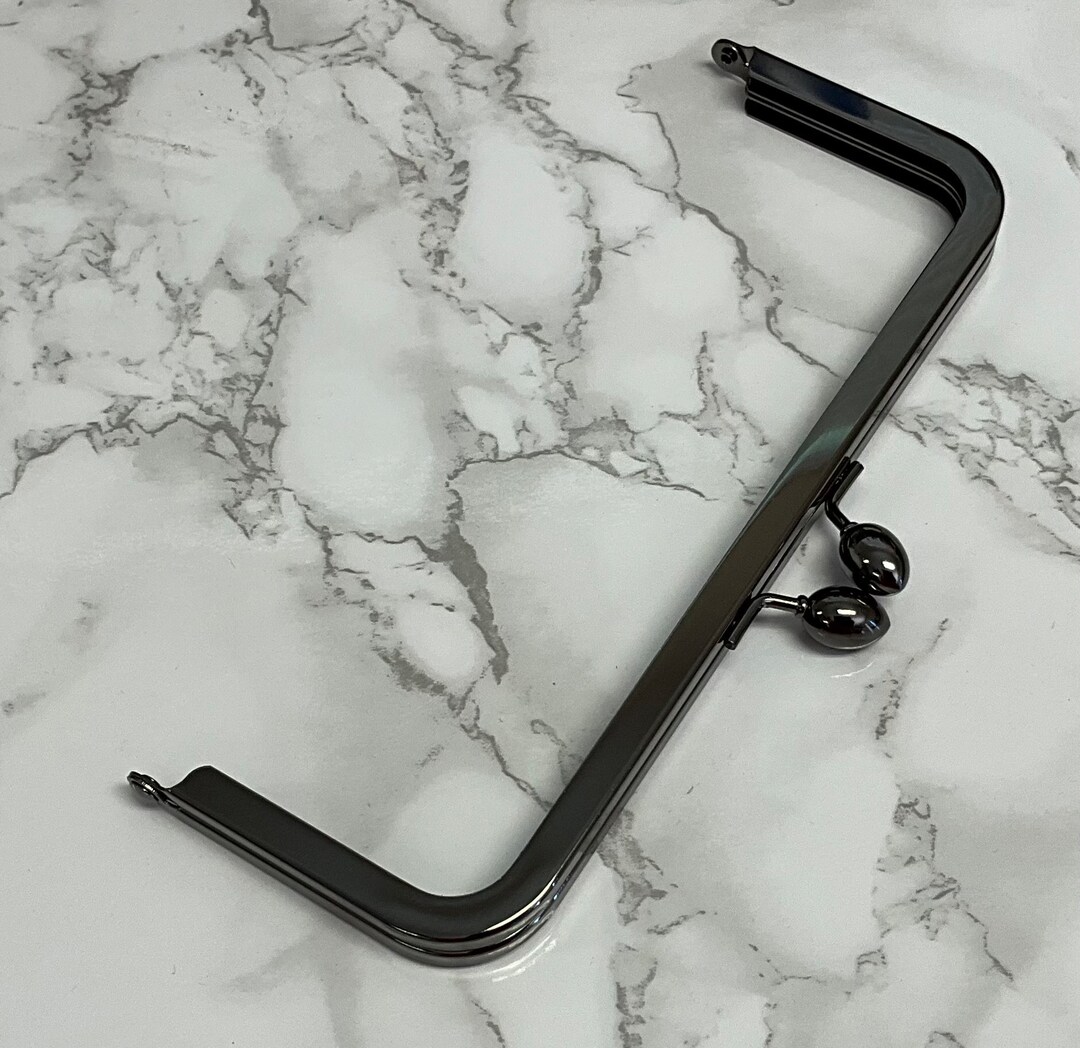 10 Pieces Gunmetal Purse Frames With Teardrop Clasp 8X3 - Etsy
