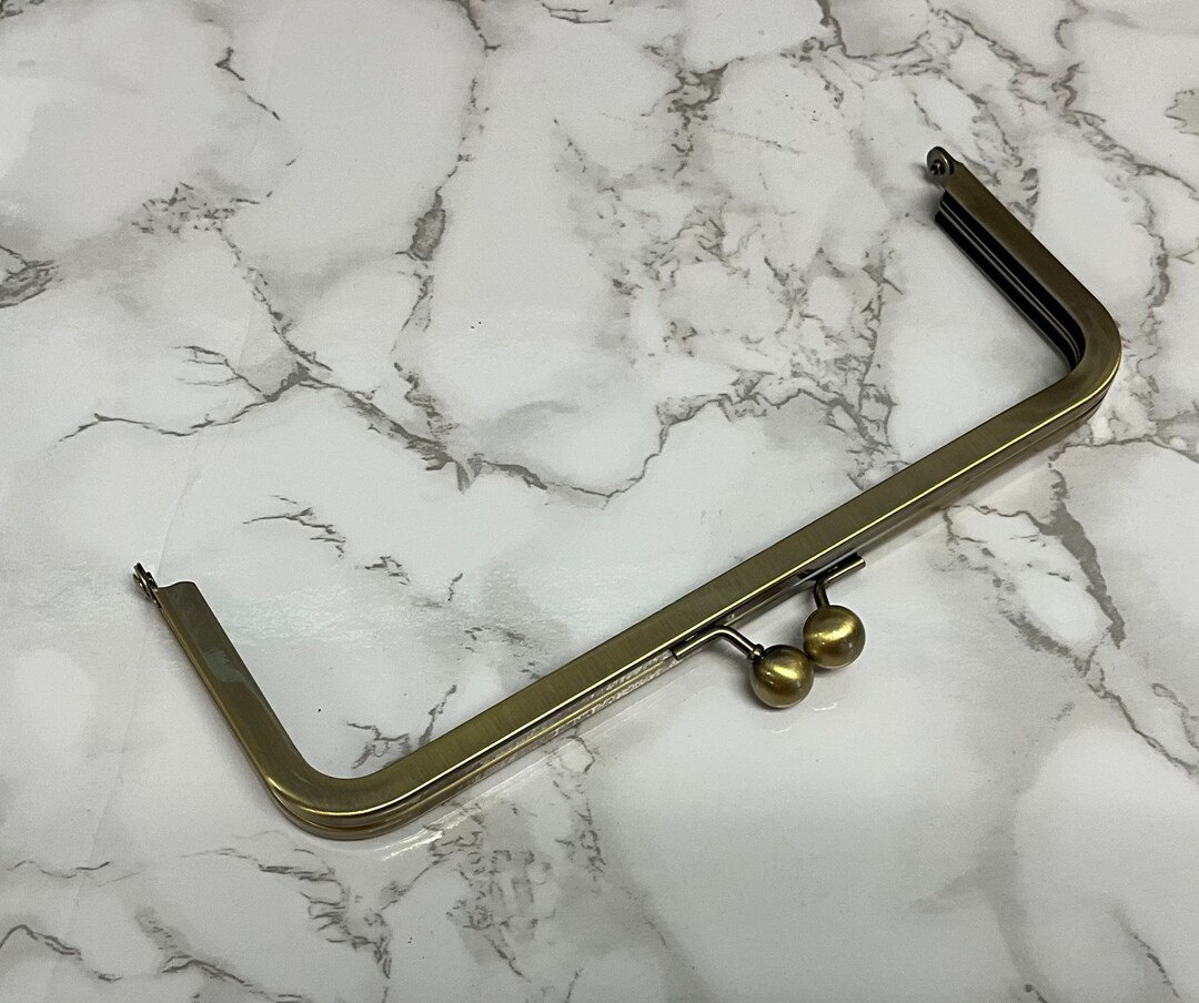 Set of 10 Antique Gold Purse Frames With Ball Clasp 8X3 Inch - Etsy