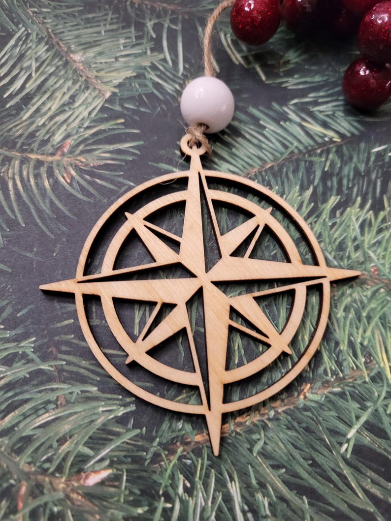 Compass Story Ornament - Finding Your True North Inspirational Gift - Etsy