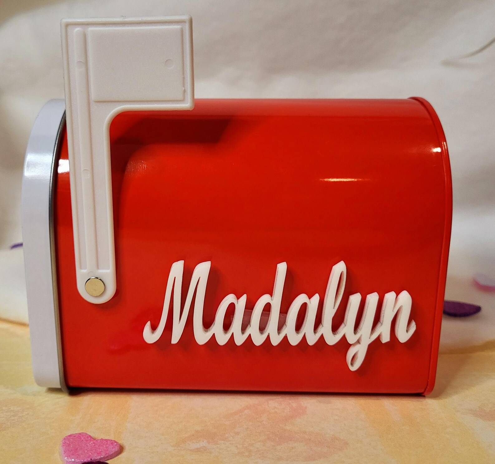 Personalized Small Valentine’s Day Mailbox – Custom Love Note Holder ...