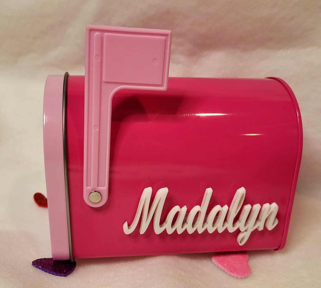 Personalized Small Valentine’s Day Mailbox – Custom Love Note Holder ...