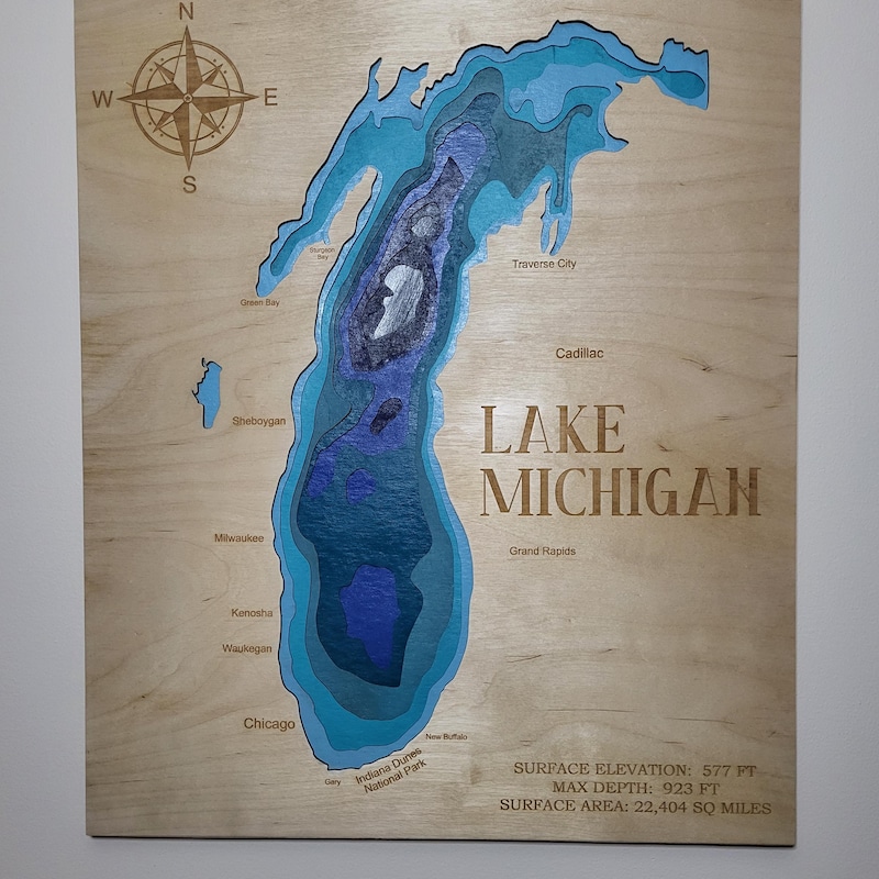 Lake Michigan Wall Art - Etsy