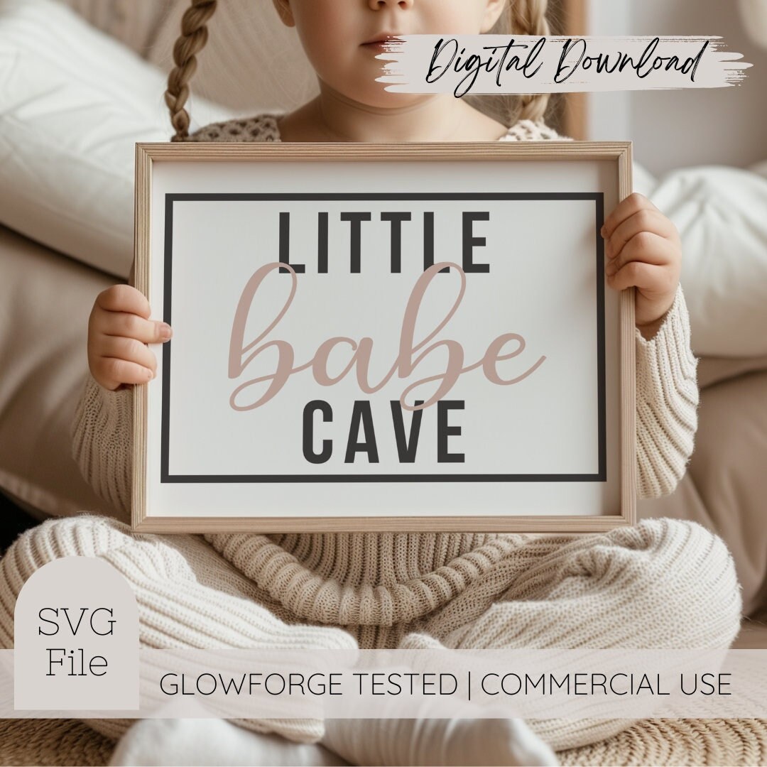 Little Babe Cave SVG - Etsy