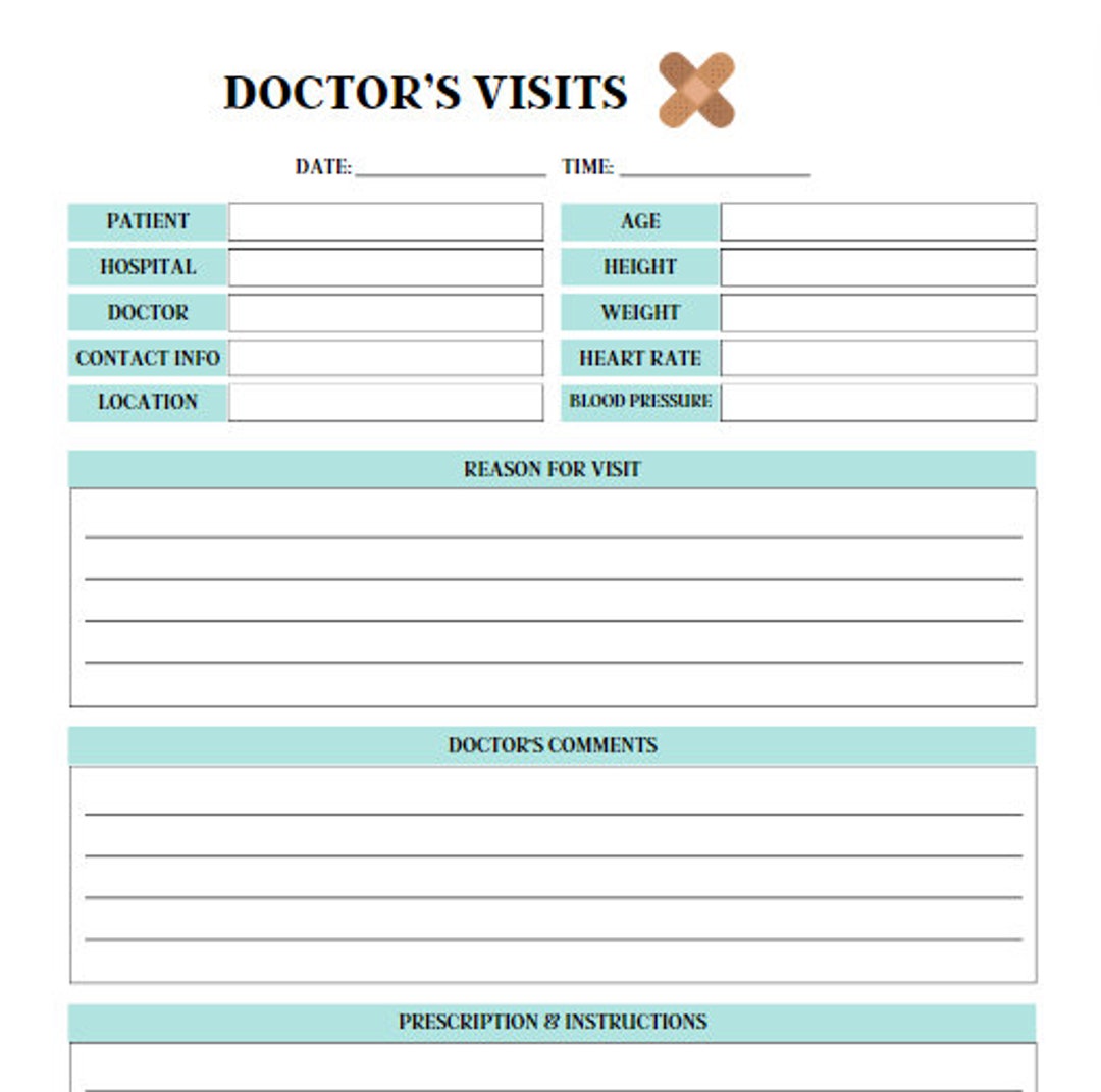 Complete Medical Planning Kit - Etsy