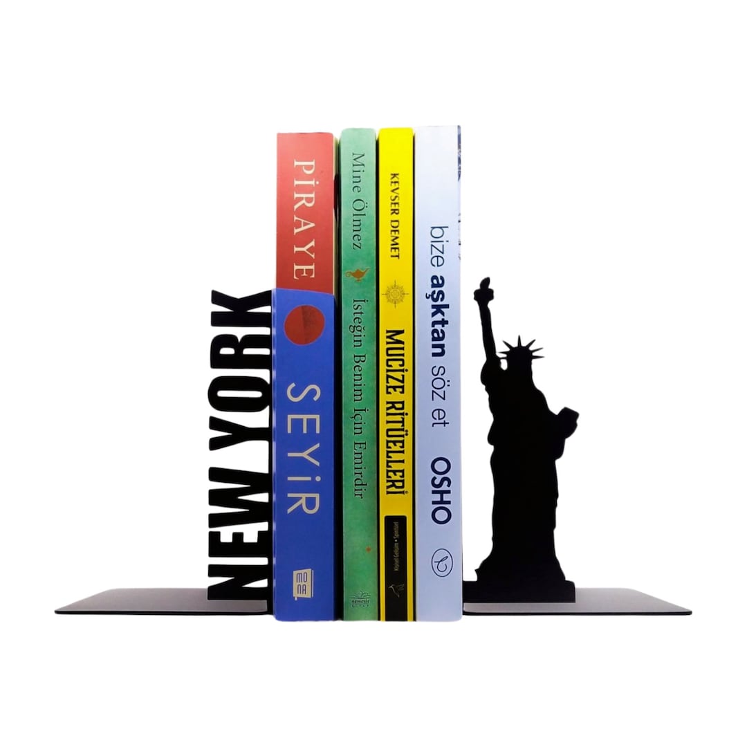 New York City Metal Bookends - Iconic NYC Skyline | Stylish and Durable ...