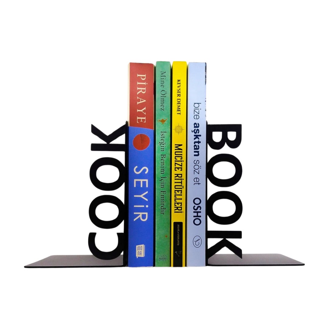 Cook Book Metal Bookends - Perfect for Chefs | Stylish and Durable ...