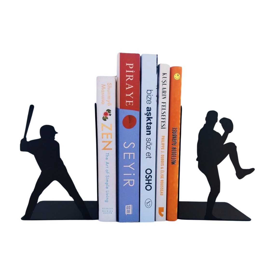 Basebal Bookends - Perfect for Sports Enthusiasts - Unique Designs for ...