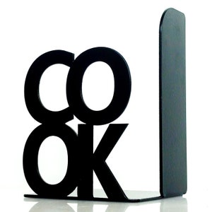 Cook Book Metal Bookends - Perfect for Chefs | Stylish and Durable ...