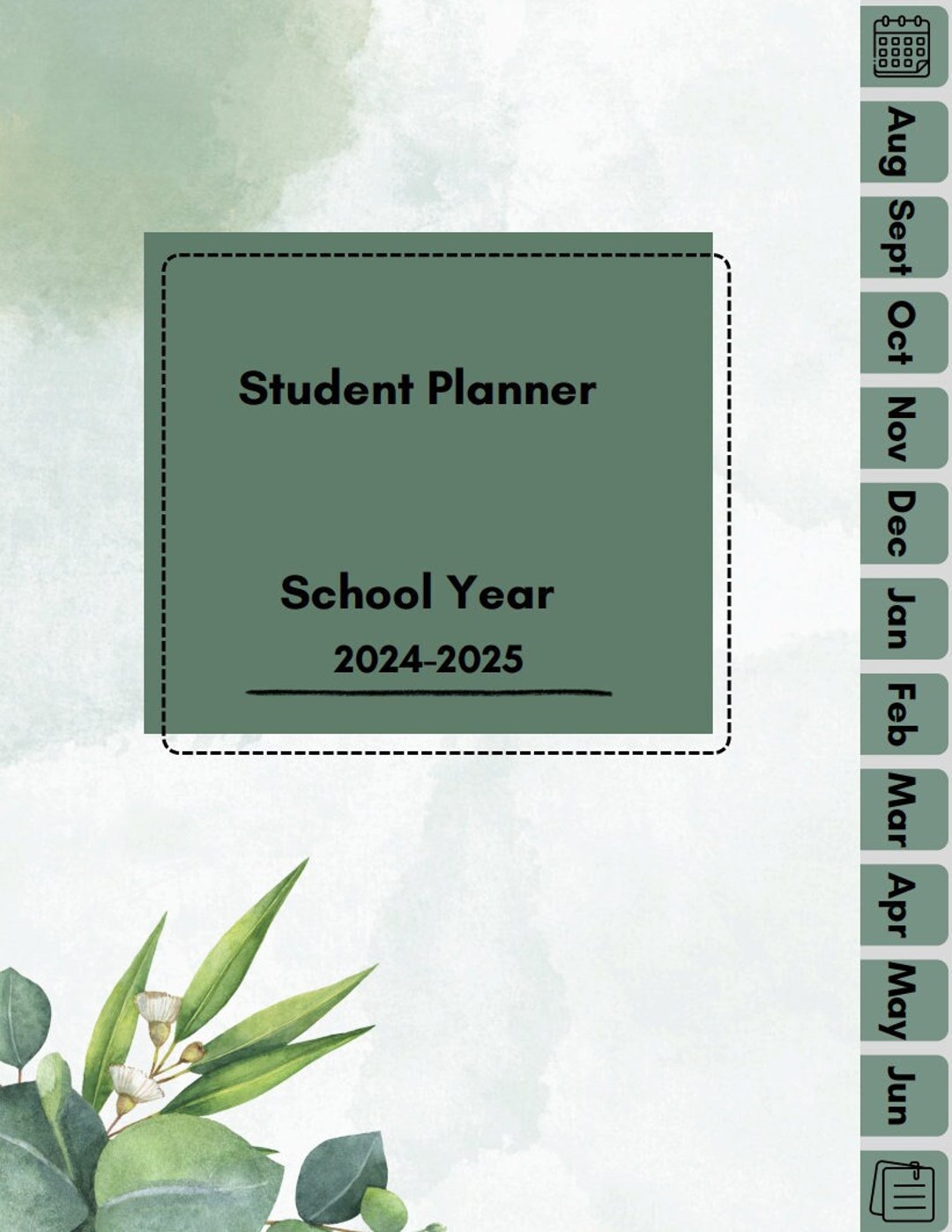 Student Planner Dated for 2024-2025 Digital - Etsy