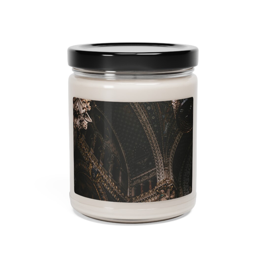 Cathedral Dark Academia Scented Soy Candle, 9oz - Etsy