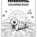 Animal Coloring Pages - Etsy