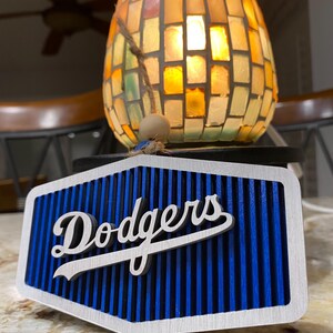 Los Angeles Dodgers Wood 3D Layered Sign Wall Art Sign / Ornament - Etsy