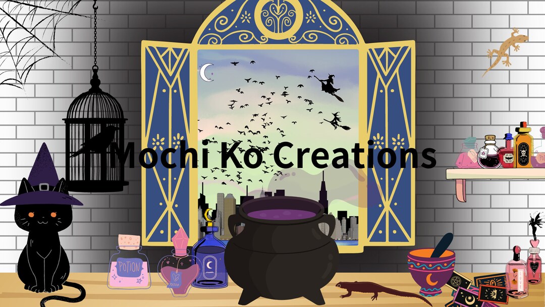 A Witch's Potion Lab Screensaver and Icons, Digital Download - Etsy
