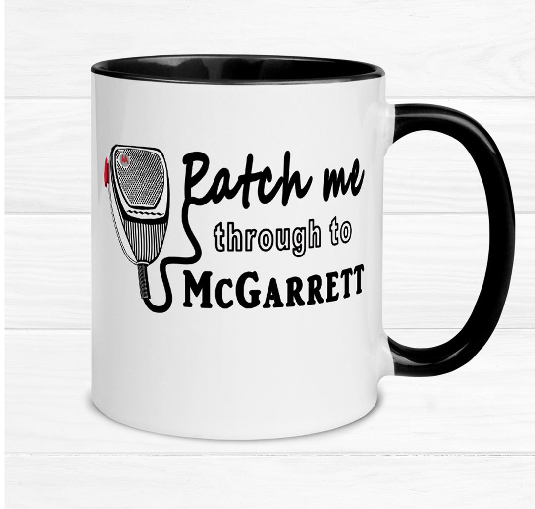 Patch Me Through to Mcgarrett - Splash of Color Police Mug - Etsy