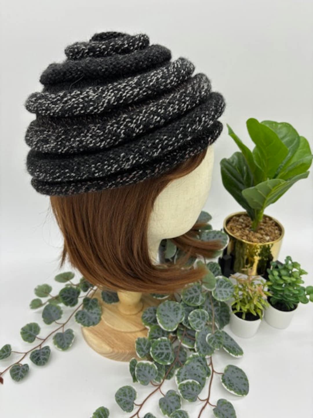 Beehive Beanie - Super Stretchy Knit Hat - Made With Variegated ...