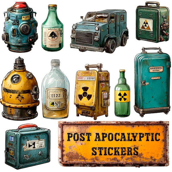 Fallout Labels - Etsy