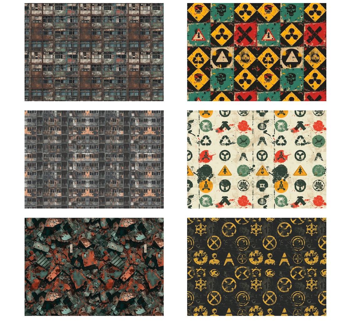 Fallout Post-apocalyptic Digital Junk Journal Kit Pages Printable ...