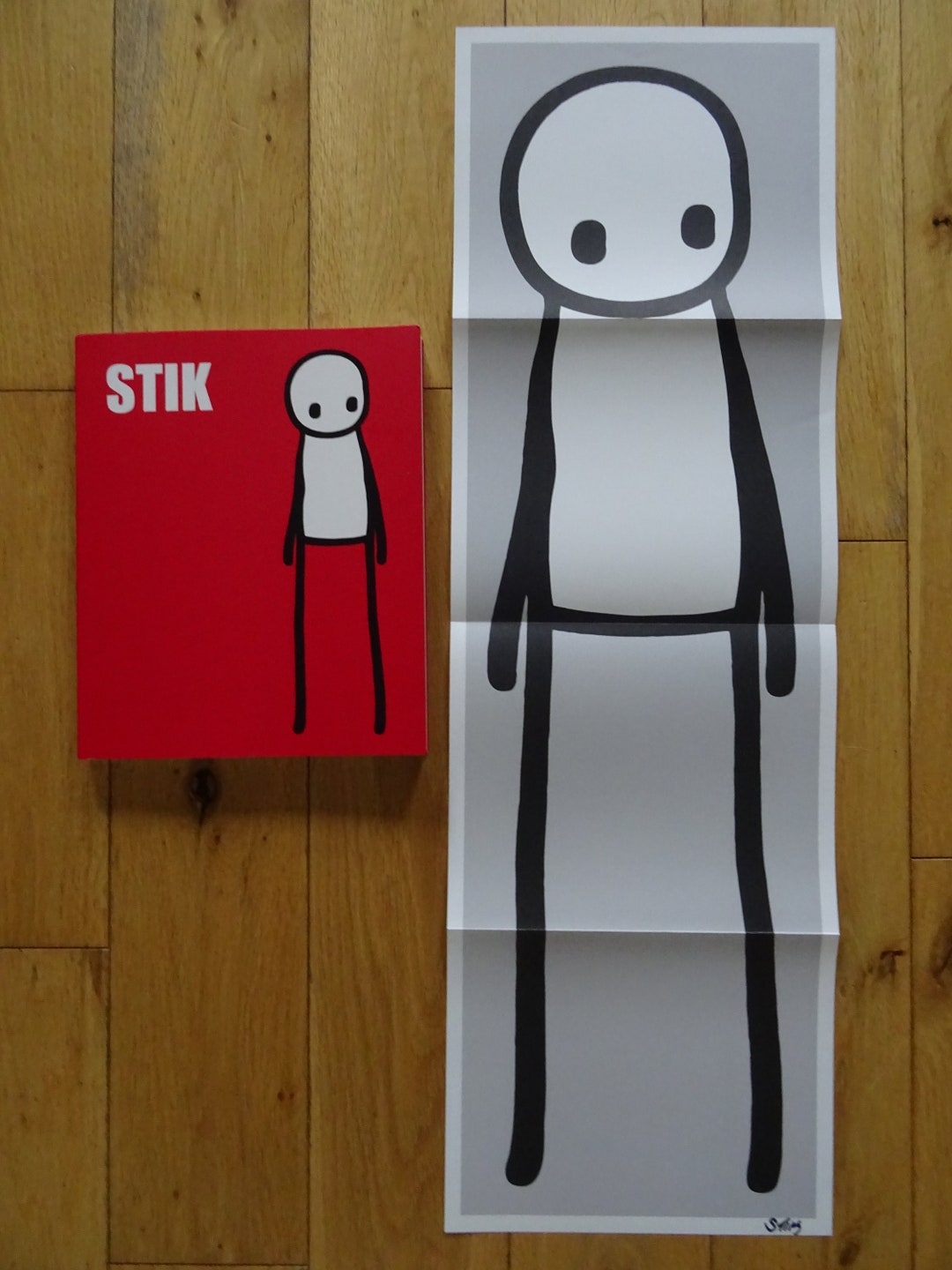STIK Korean Edition Grey Poster Hand Signed Book Unsigned - Etsy