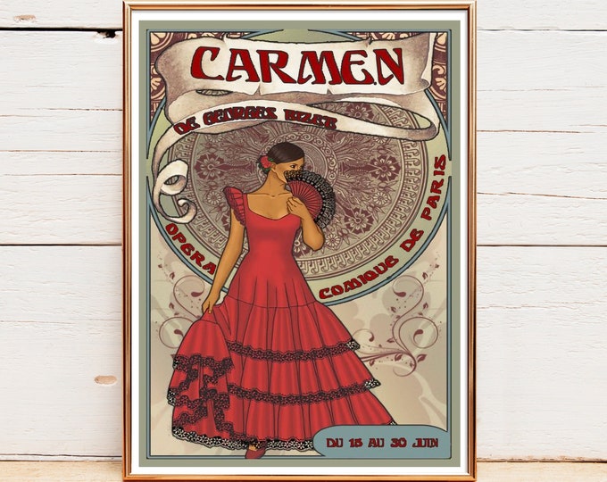 Carmen Opera Poster 1939 Fine Art Glicée Poster - Etsy