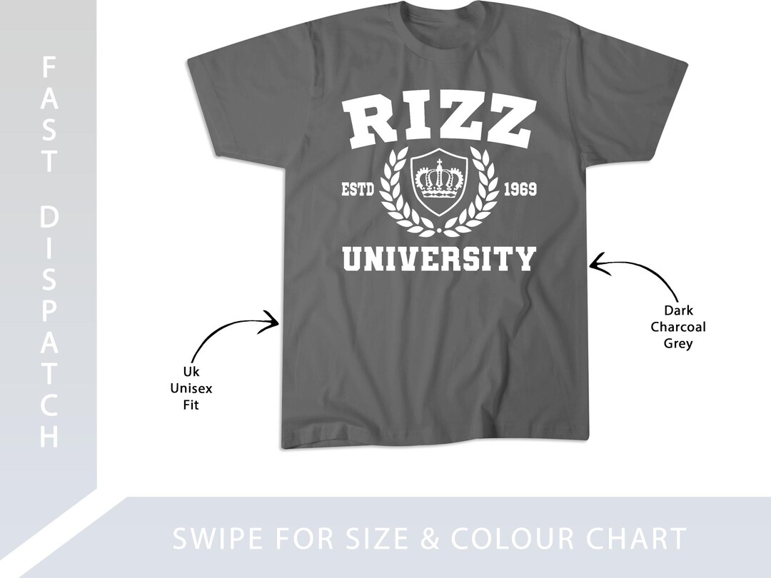 Rizz University Funny Memes W Rizz T-shirt, Sweatshirt, Hoodie, Tote ...