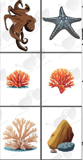 Ocean Vector Clipart Bundle, 25 Ocean Creatures and Plants, .svg, .eps ...