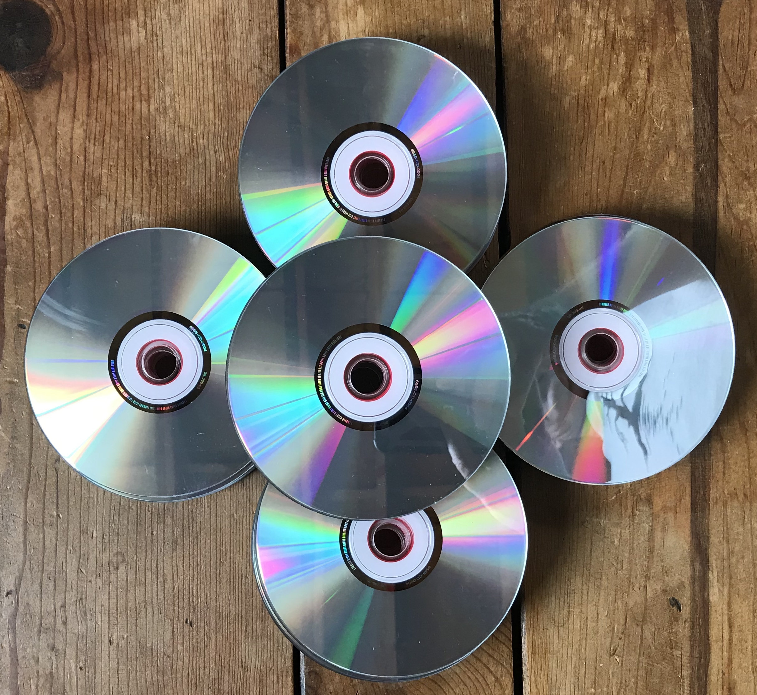 100 Cds - DVDS - Discs for Upcycling, Repurposing, Arts/crafts Projects, Collection, Lot ...