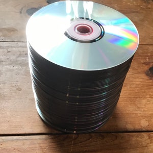 100 Cds - DVDS - Discs for Upcycling, Repurposing, Arts/crafts Projects ...