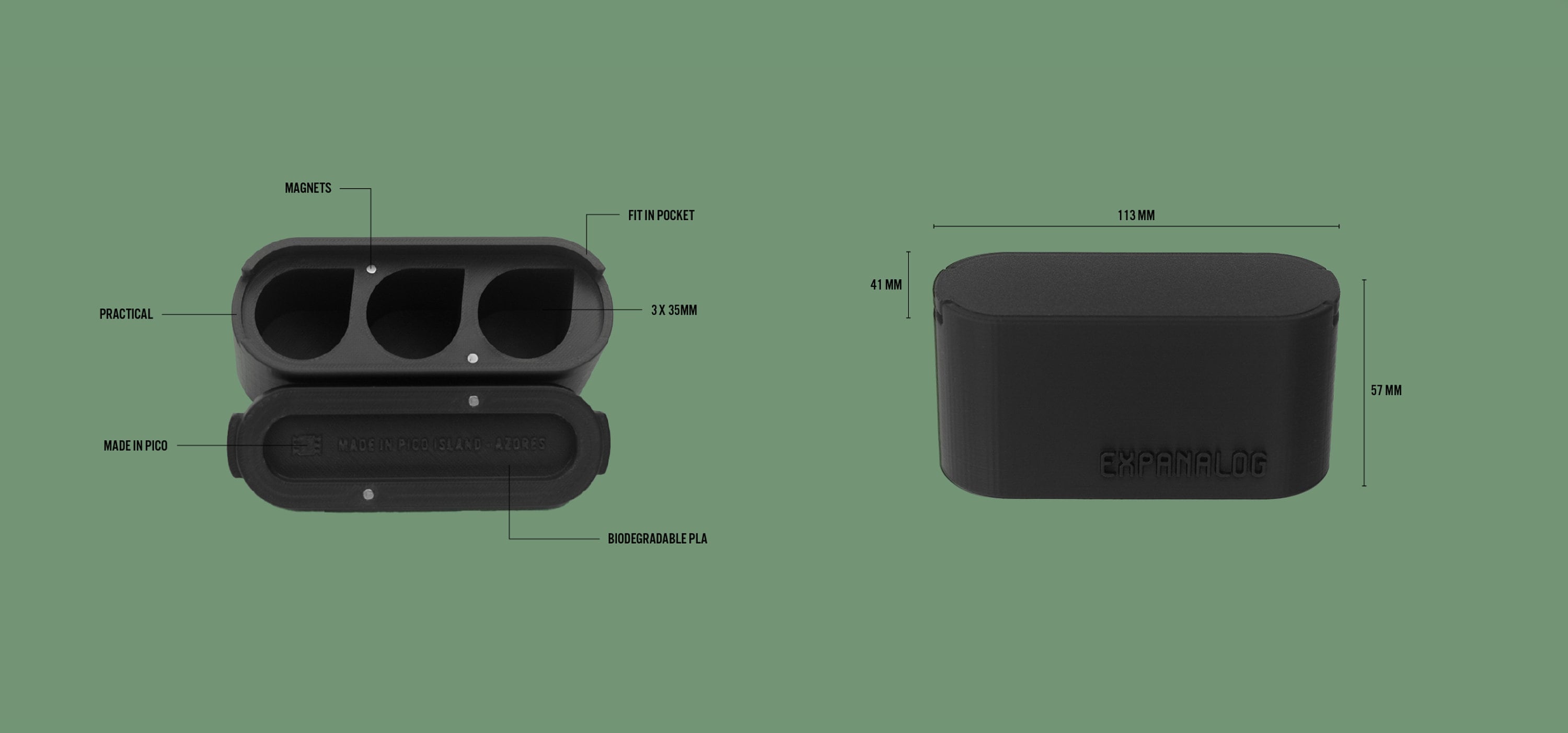 35MM Film Case It Holds 3 Rolls of 35mm - Etsy