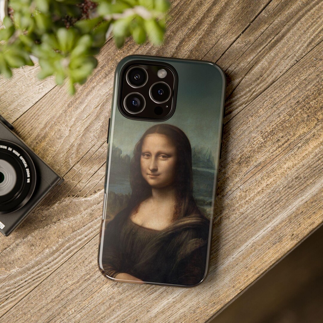 Artistic Phone Case With Mona Lisa Design for Iphone, Unique Gift for ...
