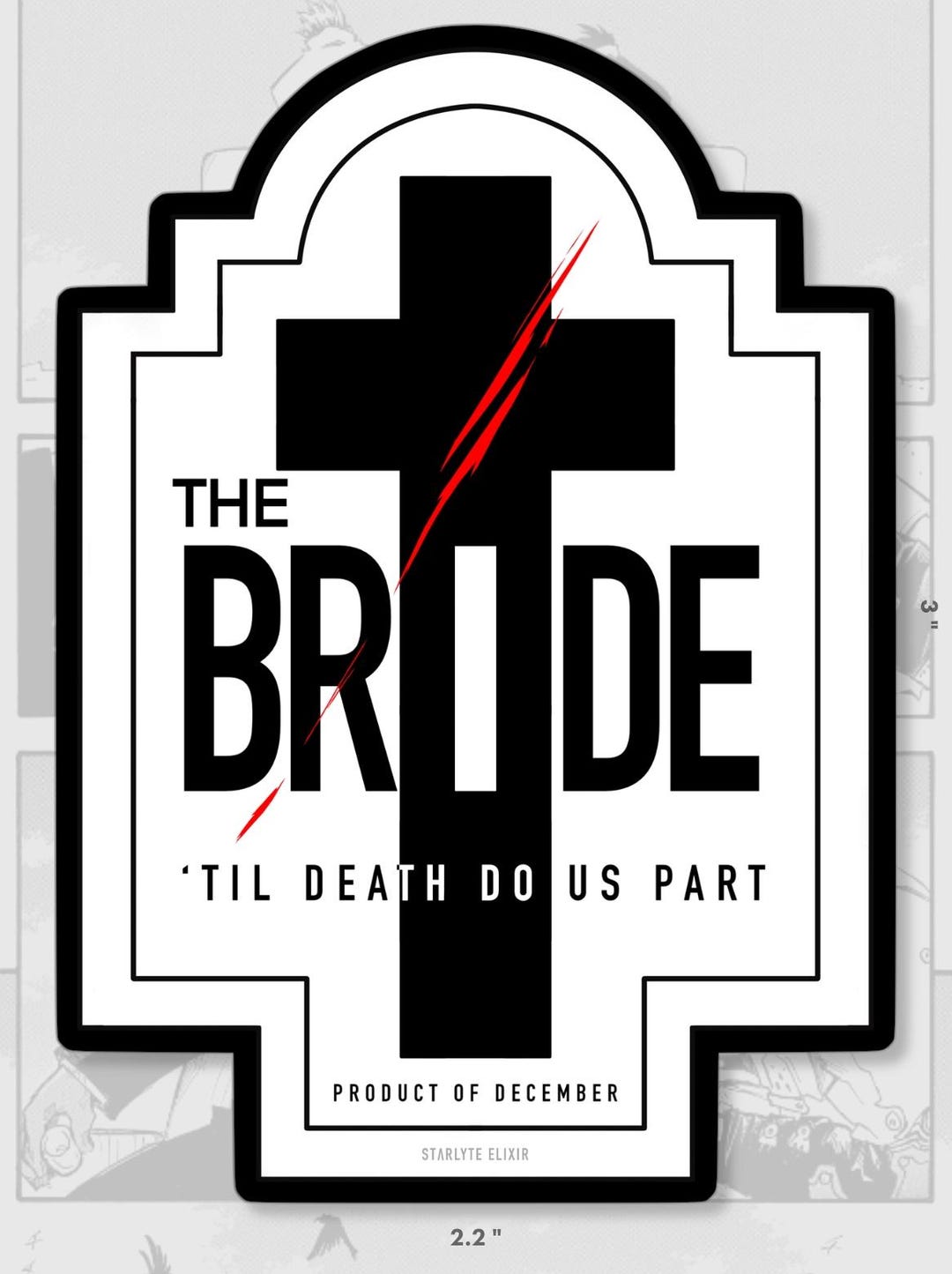 The Bride 3" Inch Sticker | Waterproof / Weatherproof Premium Vinyl ...
