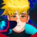 Butterfly Typhoon | Vash the Stampede Holographic Foil Anime Art Print ...