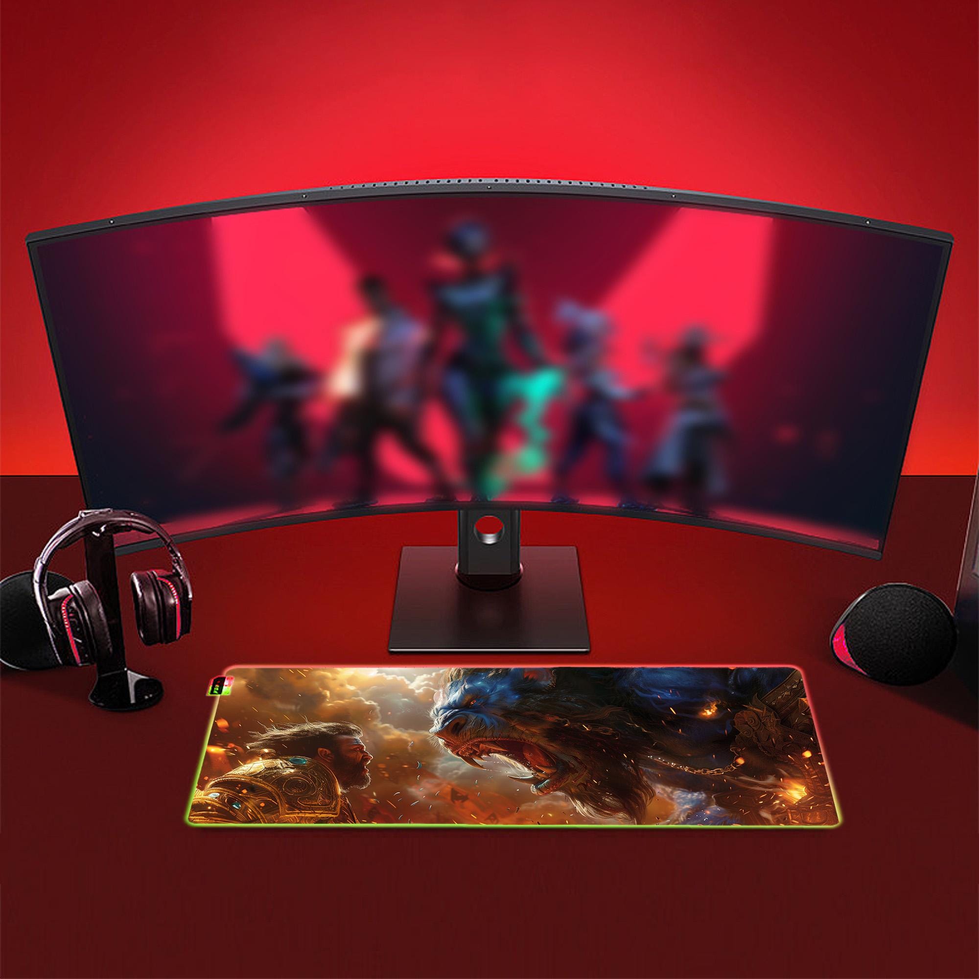 The Face off - Gaming Desk Mat - Etsy