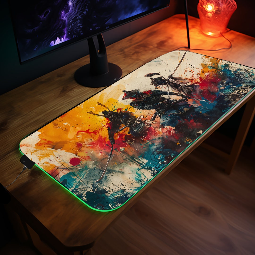We Be Ronin - LED Gaming Desk Mat - Etsy