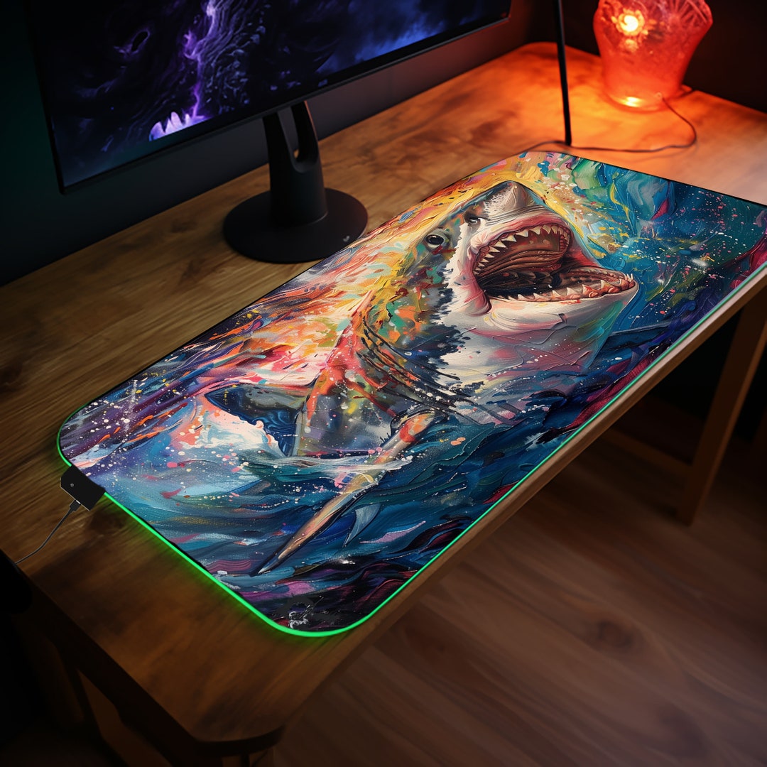 From the Depths - LED Gaming Desk Mat - Etsy