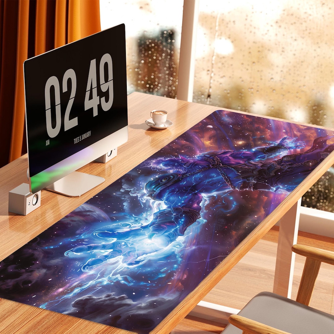 Channeled Lightning - Gaming Desk Mat - Etsy