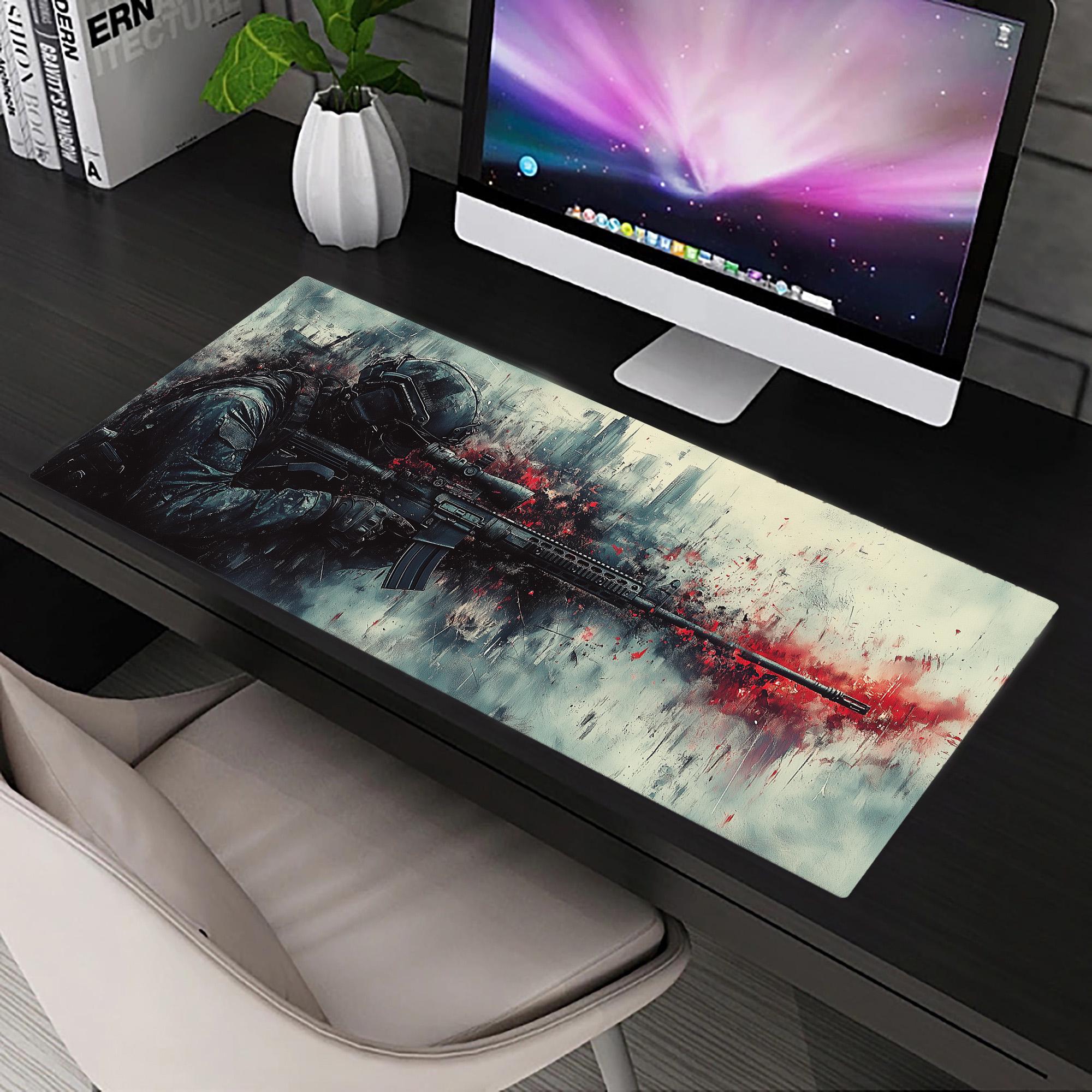Gaming Desk Mat | Silent Sentinel | Extended Mouse Pad - Etsy