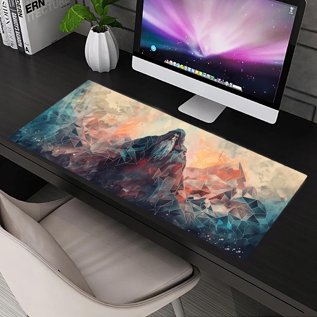 Polygons of Power Gaming Desk Mat - Etsy