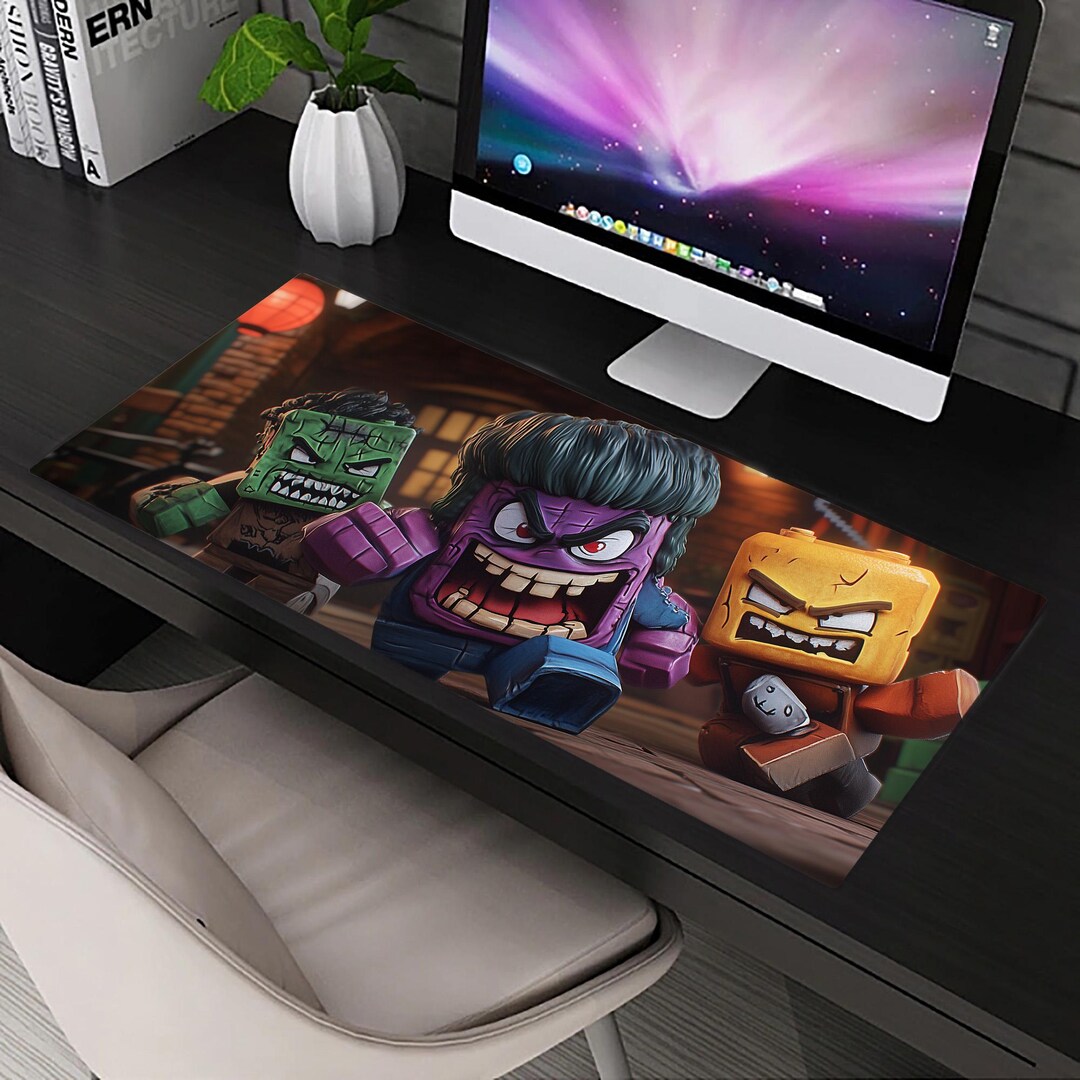 Block Baddies - Gaming Desk Mat - Etsy