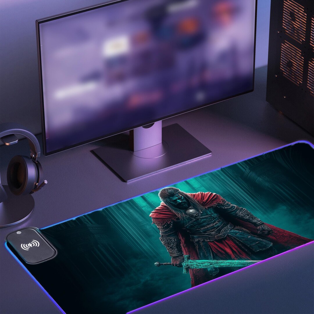 Blade of the Bloodthirsty - Gaming Desk Mat - Etsy