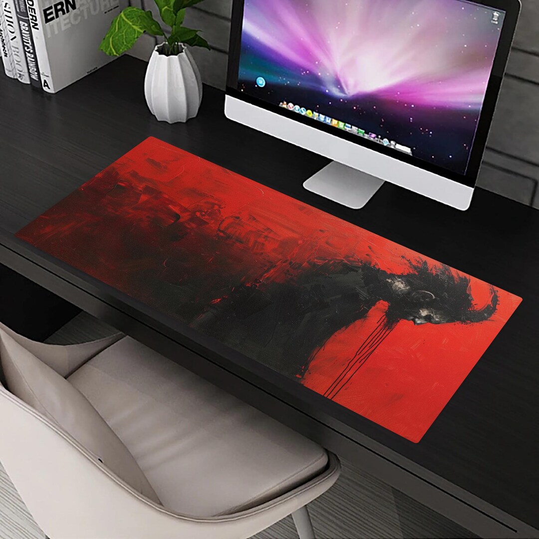 The Scarlet Fiend - Gaming Desk Mat - Etsy
