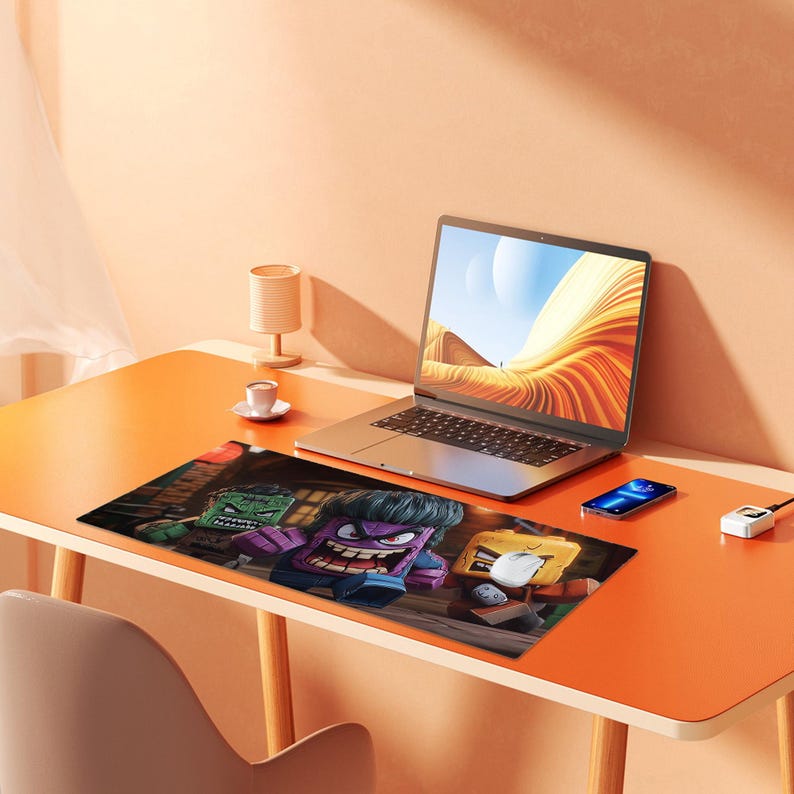 Block Baddies - Gaming Desk Mat - Etsy