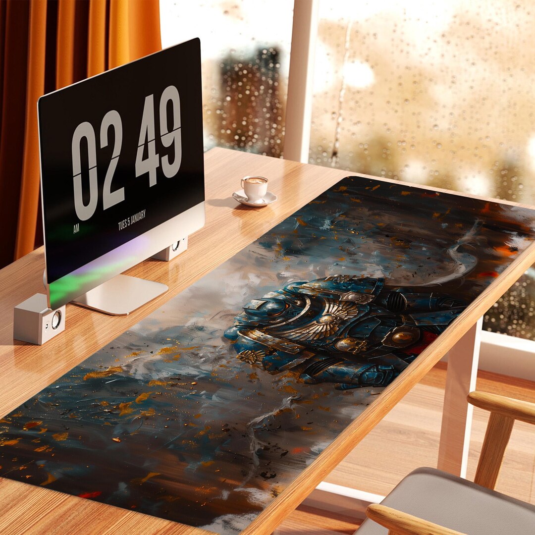 Blue Bastion - Gaming Desk Mat - Etsy