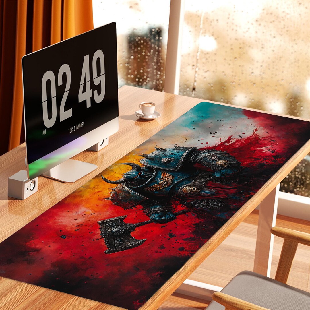 Blood Forged Harbinger Gaming Desk Mat - Etsy