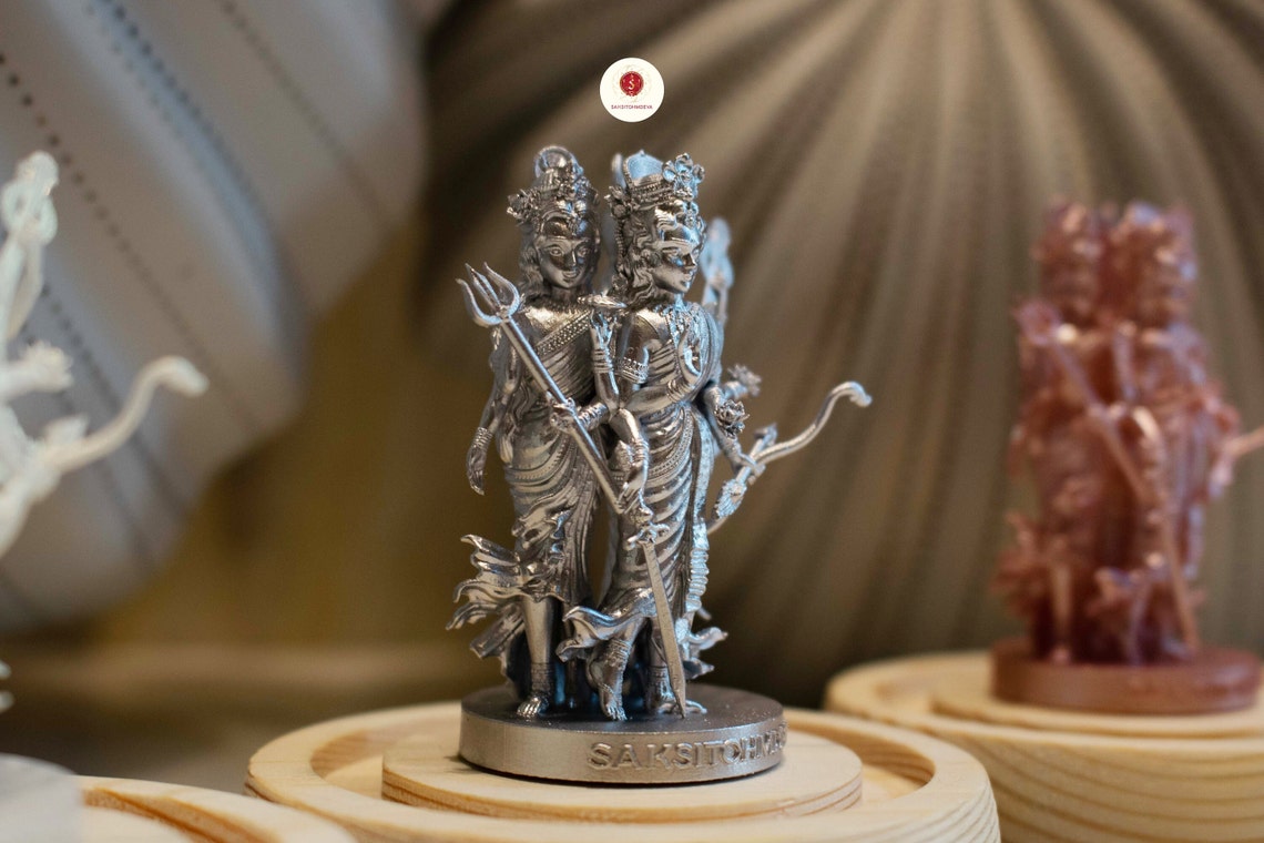 Tridevi Statue, Lakshmi Parvati Saraswati , Hindu God, Prayer, Feminine ...