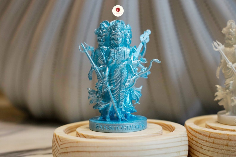 Tridevi Statue, Lakshmi Parvati Saraswati , Hindu God, Prayer, Feminine ...