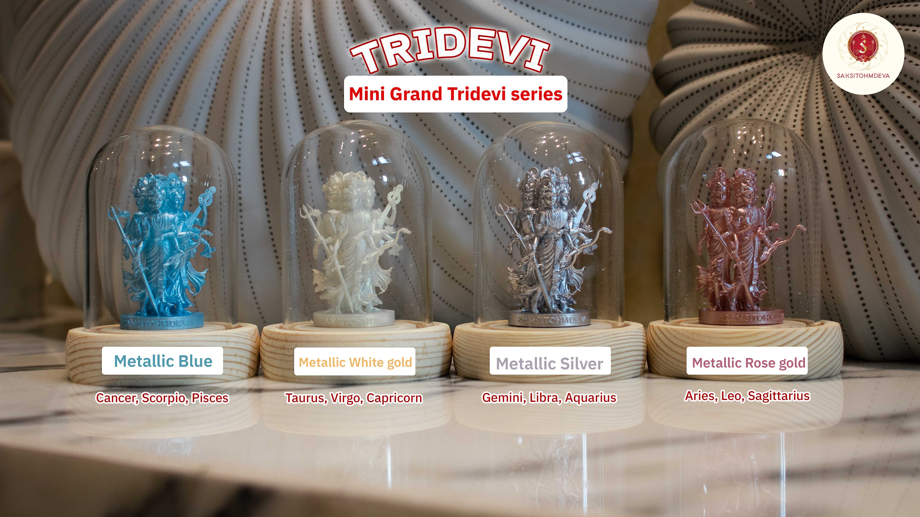 Tridevi Statue, Lakshmi Parvati Saraswati , Hindu God, Prayer, Feminine ...