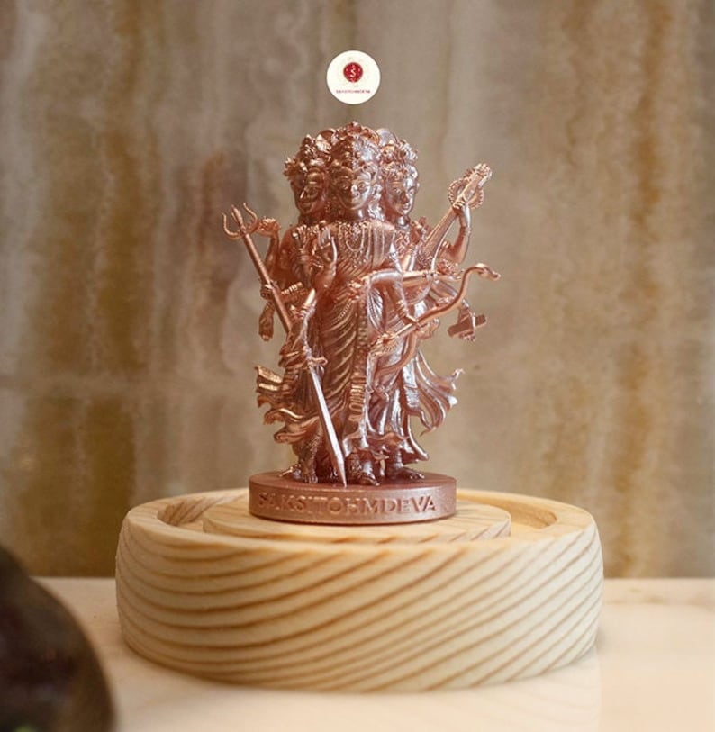 Tridevi Statue, Lakshmi Parvati Saraswati , Hindu God, Prayer, Feminine ...