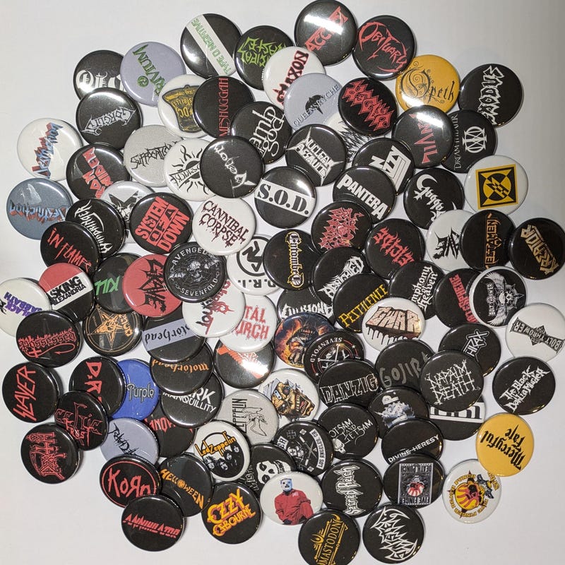 Band Pins - Etsy