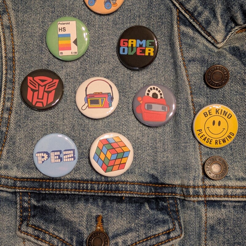 80s Pins - Etsy