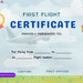 Toddler First Flight Certificate: Printable Airplane Award (PDF/PNG) - Etsy